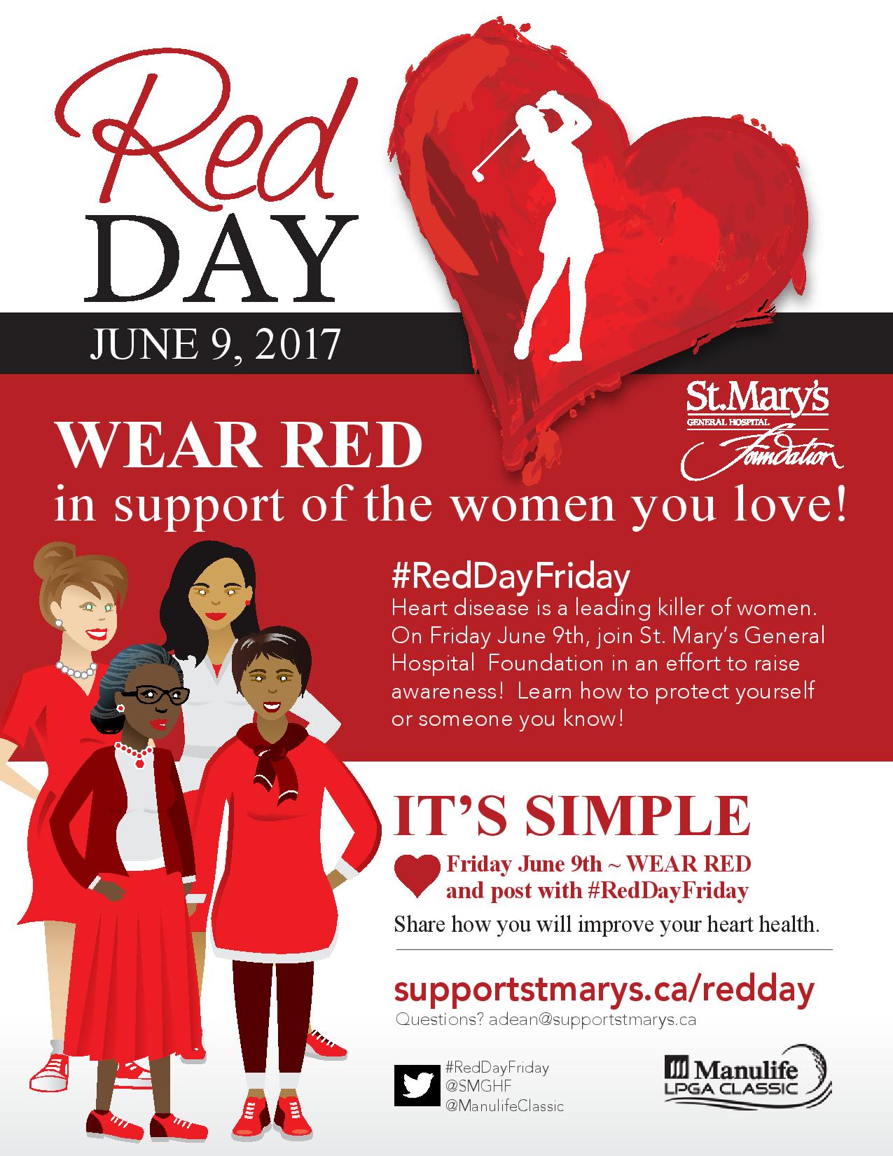 Mohawk supporting Red Day on Friday - Woodbine Mohawk Park