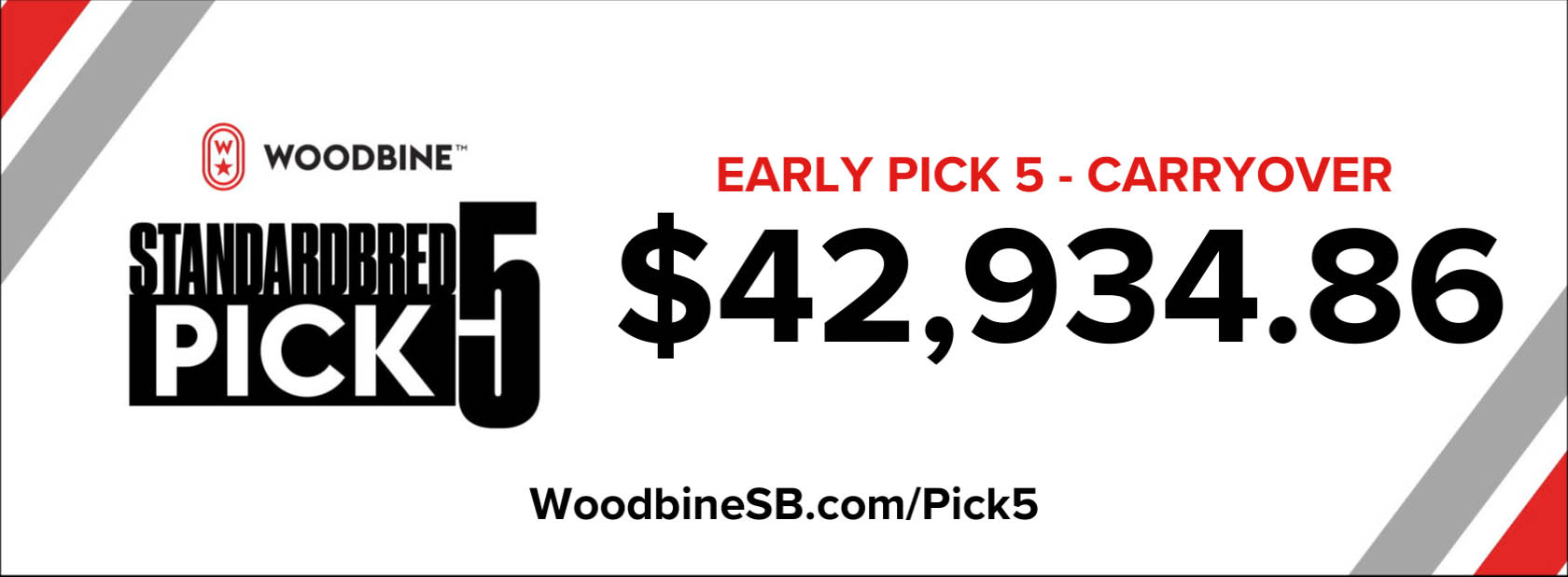 $42,934 Pick-5 carryover tonight at Woodbine Mohawk Park - Woodbine ...